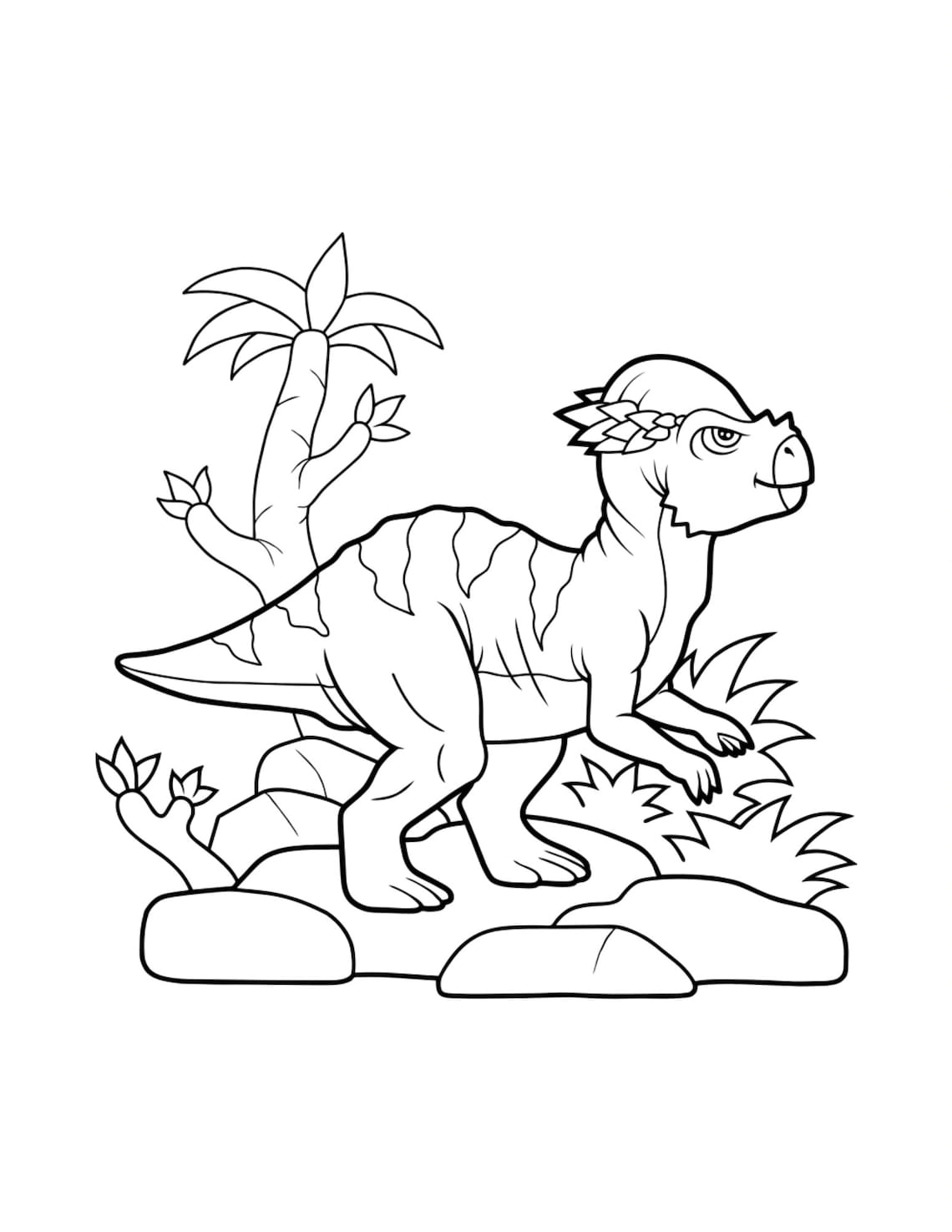 25 Dinosaur Coloring Pages - Etsy