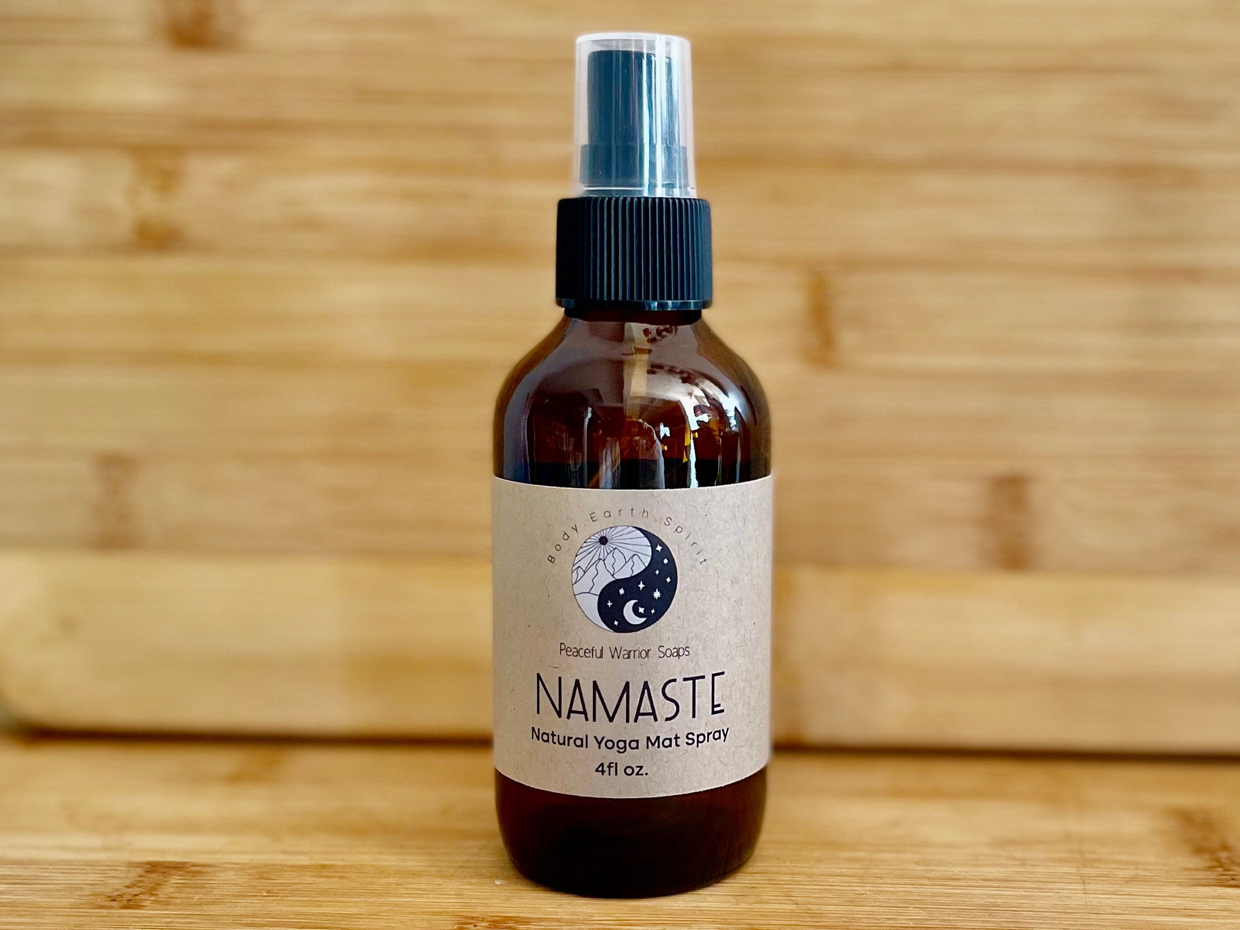 Namaste Yoga Mat Spray Organic and Natural - Etsy