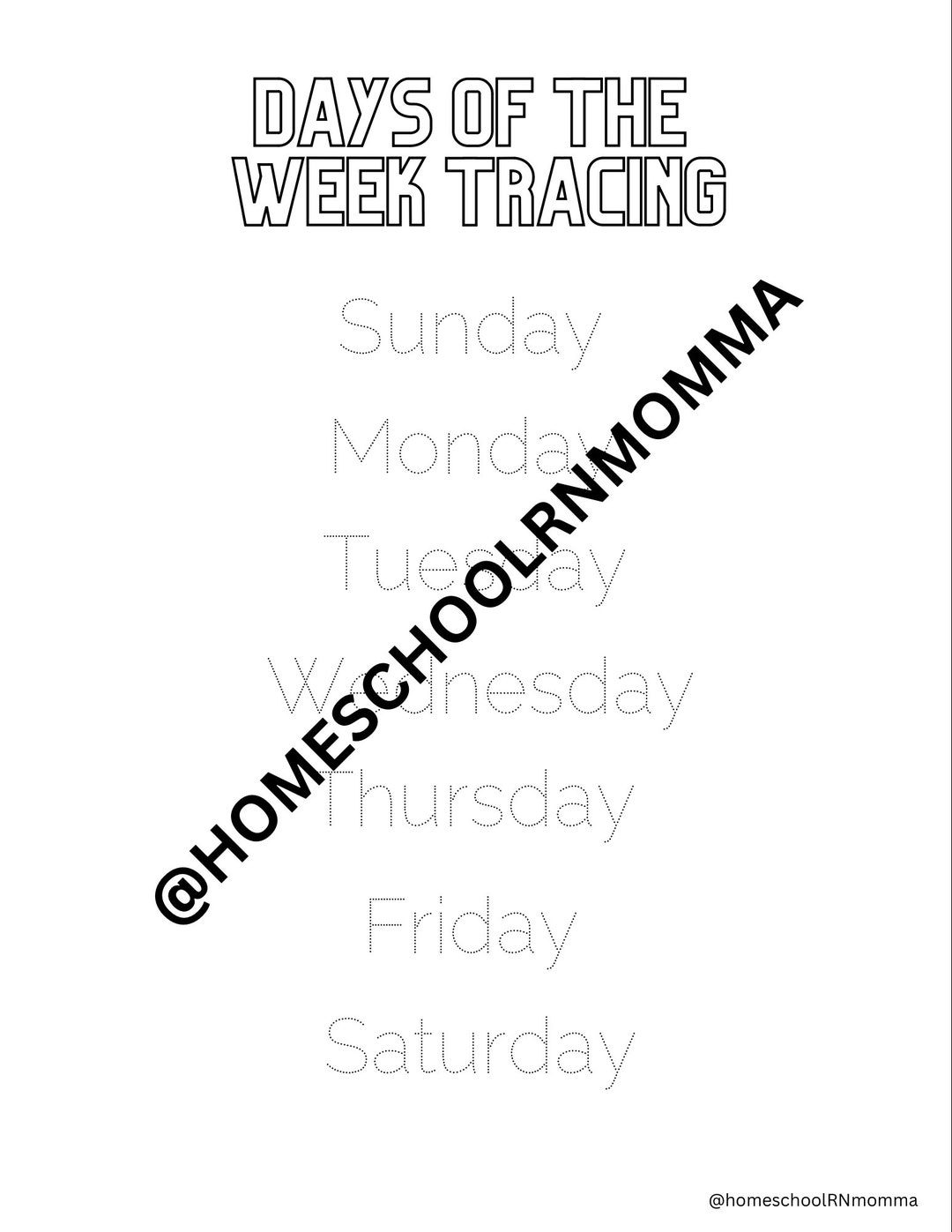 Tracing Pages for Toddlers - Etsy