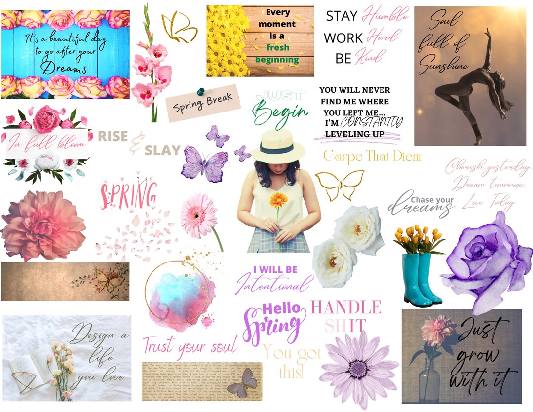 Soulful | Digital Planner Stickers Inspirational | Pre-cropped ...