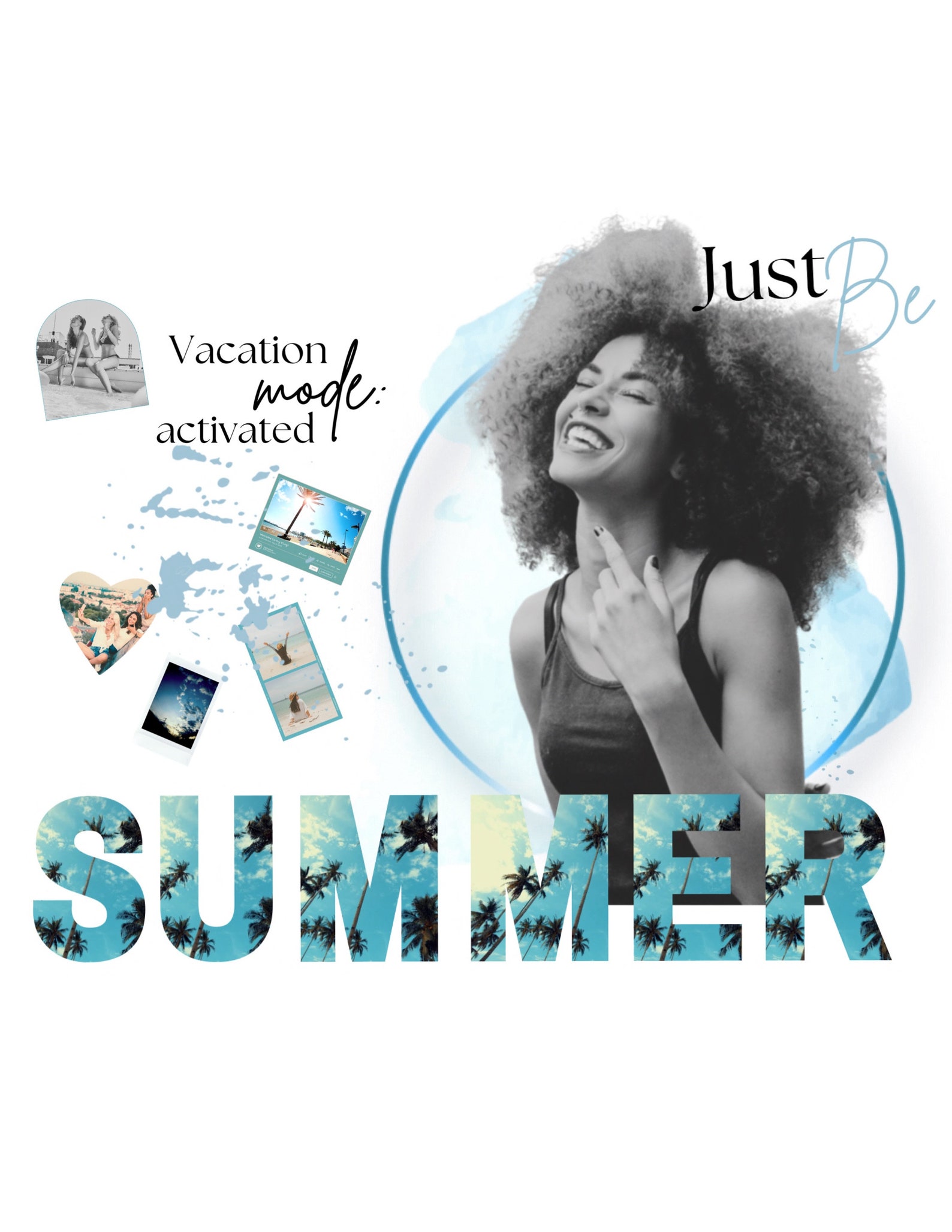 Summertime Digital Planner Stickers Summer Pre-cropped - Etsy