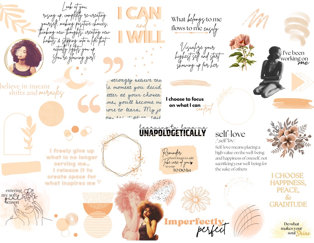 Working on Me | Digital Planner Stickers Motivational | Pre-cropped ...