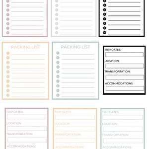 Travel Icon Digital Planner Stickers | Travel Stickers |pre-cropped ...