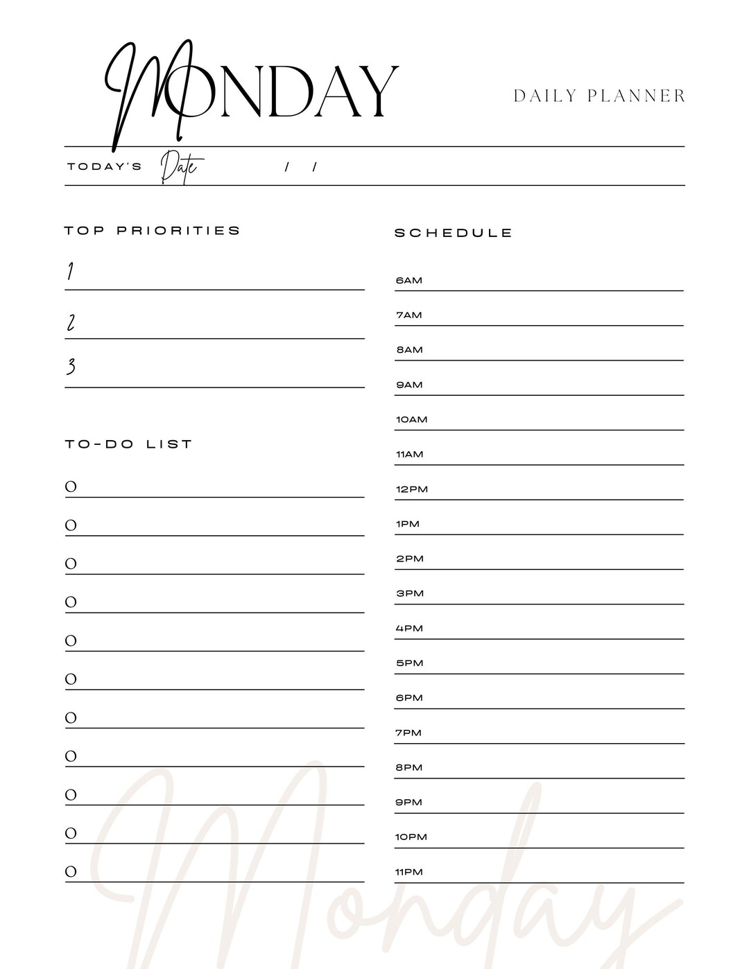 Daily and Weekly Templates | Digital Planner Template, Goodnotes ...