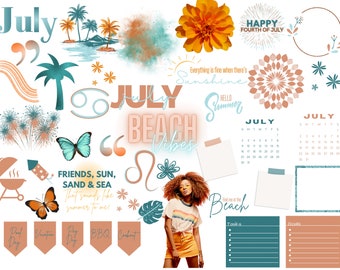 Everyday Icon Digital Planner Stickers Dark Mode Stickers pre-cropped ...