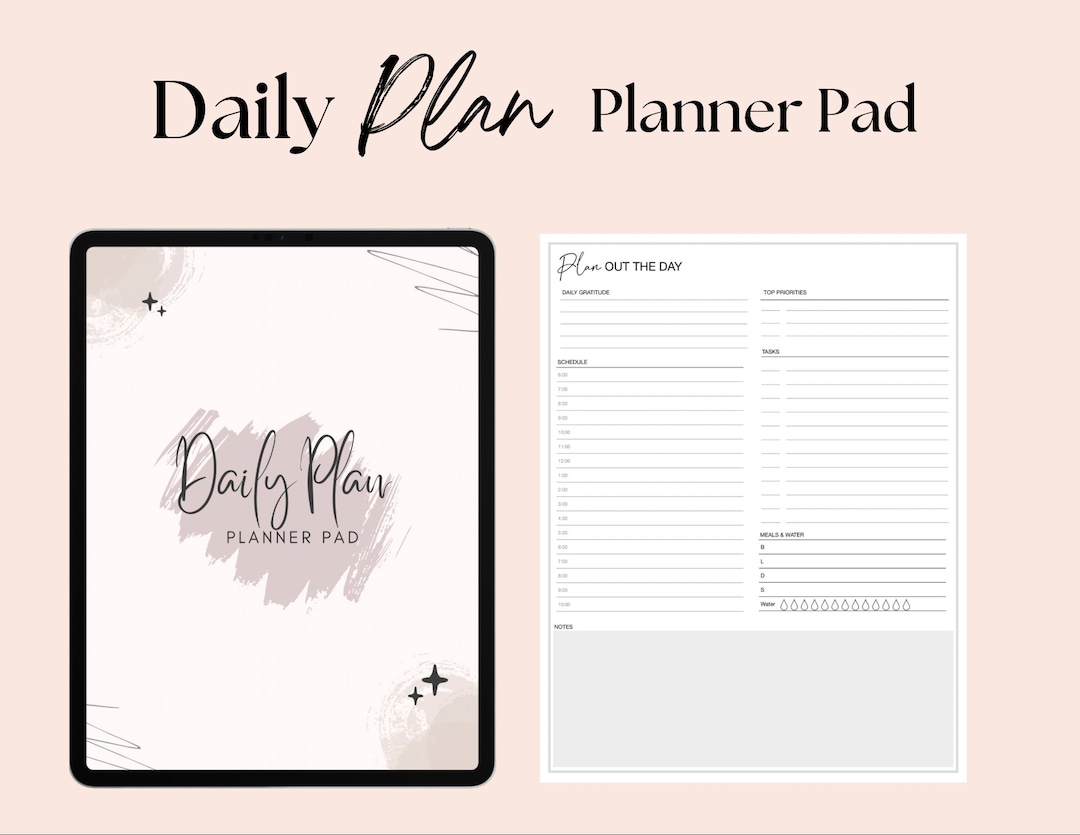 Digital Daily Planner Pad: Minimalist Templates for Goodnotes ...