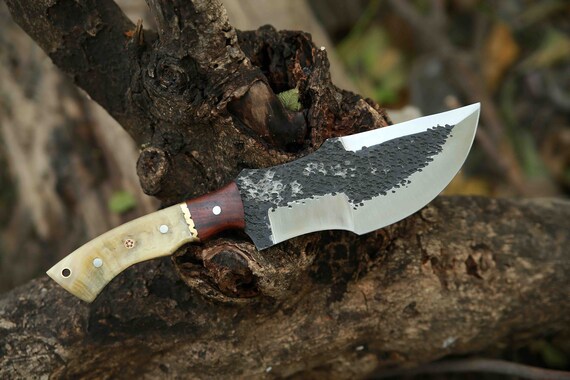 Custom Handmade D2 Steel Tracker Knife - Etsy