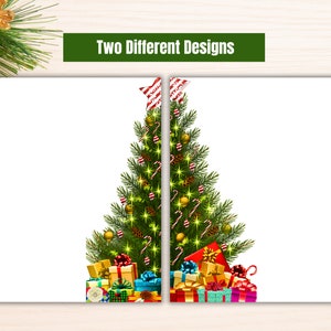Christmas Writing Paper, Printable Lined and Unlined Christmas Tree ...