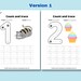 Printable Preschool and Kindergarten Bundle, Numbers 1-10 Tracing ...