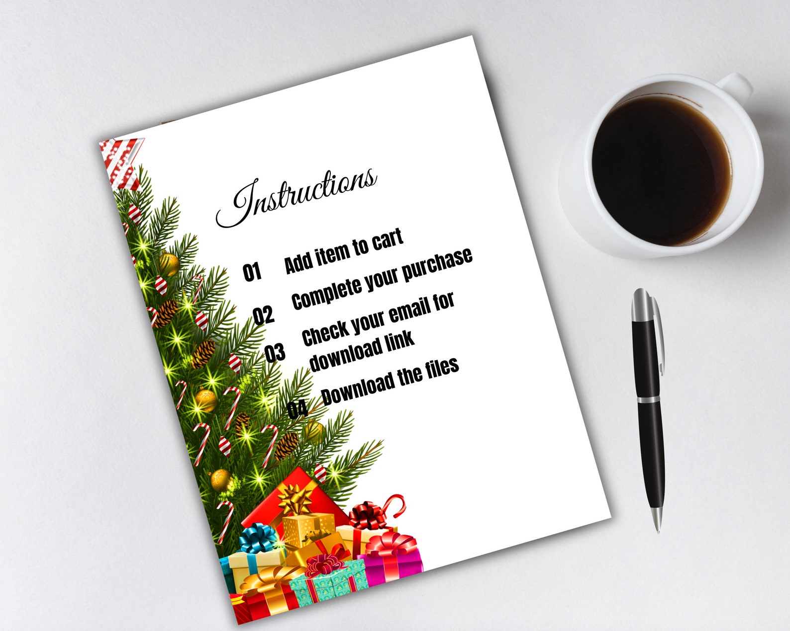 Christmas Writing Paper, Printable Lined and Unlined Christmas Tree ...