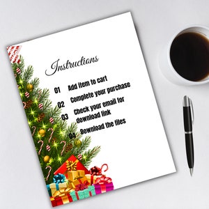 Christmas Writing Paper, Printable Lined and Unlined Christmas Tree ...