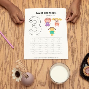 Printable Preschool and Kindergarten Bundle, Numbers 1-10 Tracing ...