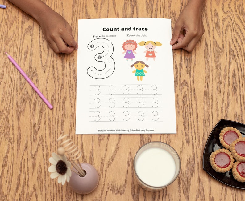 Printable Preschool and Kindergarten Bundle, Numbers 1-10 Tracing ...