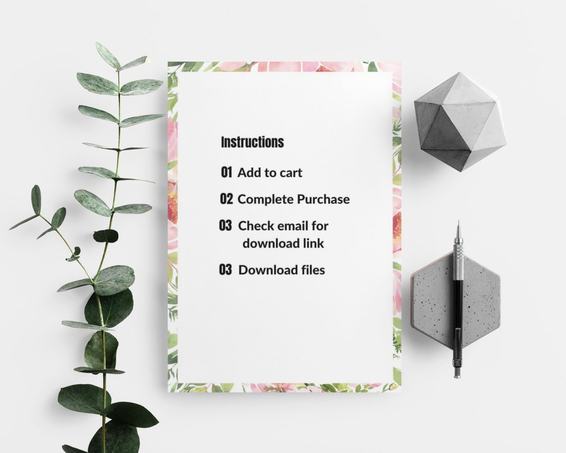 Pink Floral Letter Writing Set-us Letter, Half Letter, A4 & A5 Lined ...