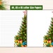 Christmas Writing Paper, Printable Lined and Unlined Christmas Tree ...