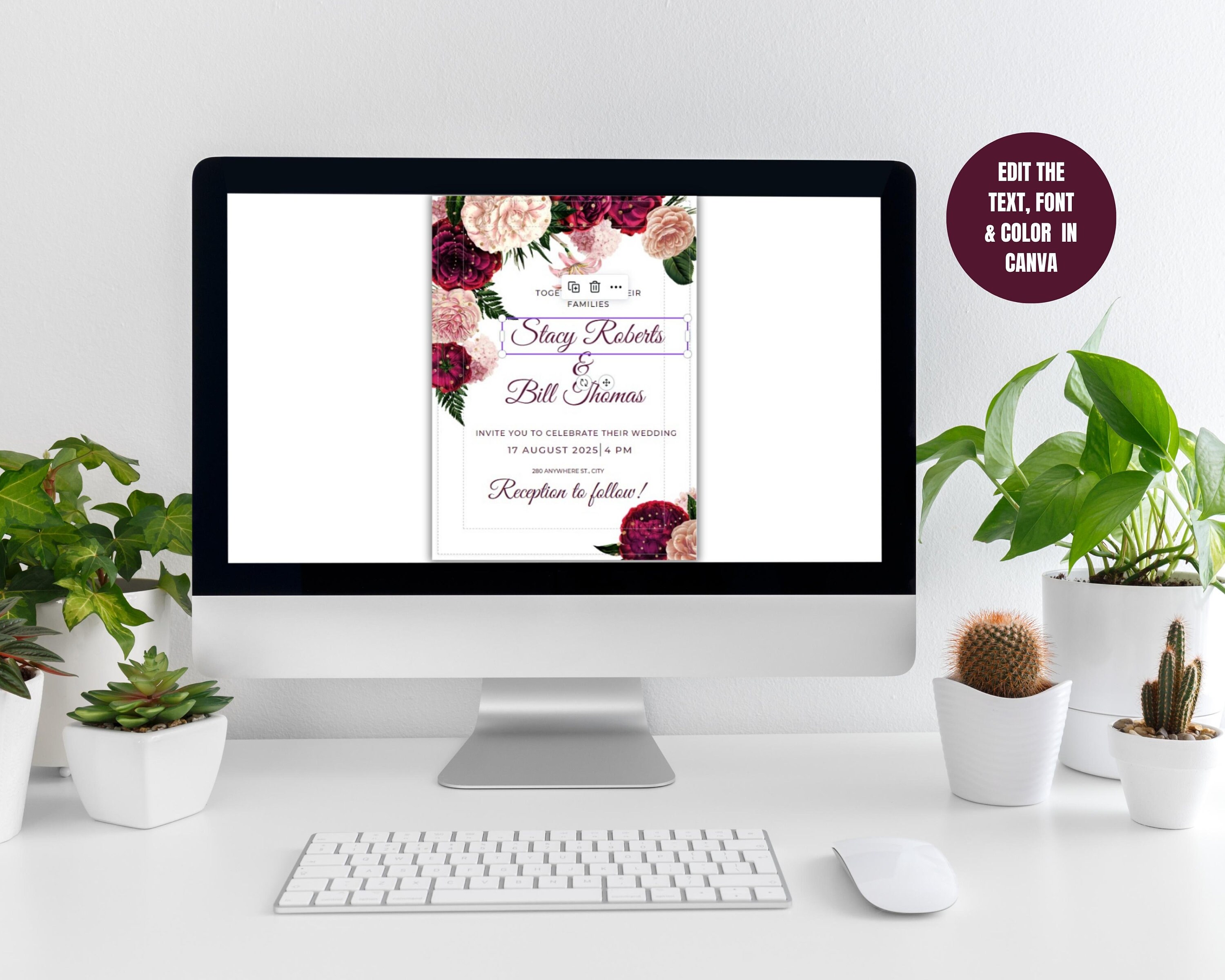 Printable and Digital Wedding Invitation Template Download ...