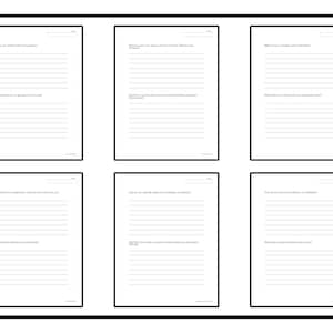Printable Self Reflection Journal | Letter | 8.5x11 | Instant Download ...