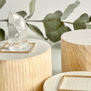 Wood Crystal Display Stand, Risers and Stands for Display, Mineral ...