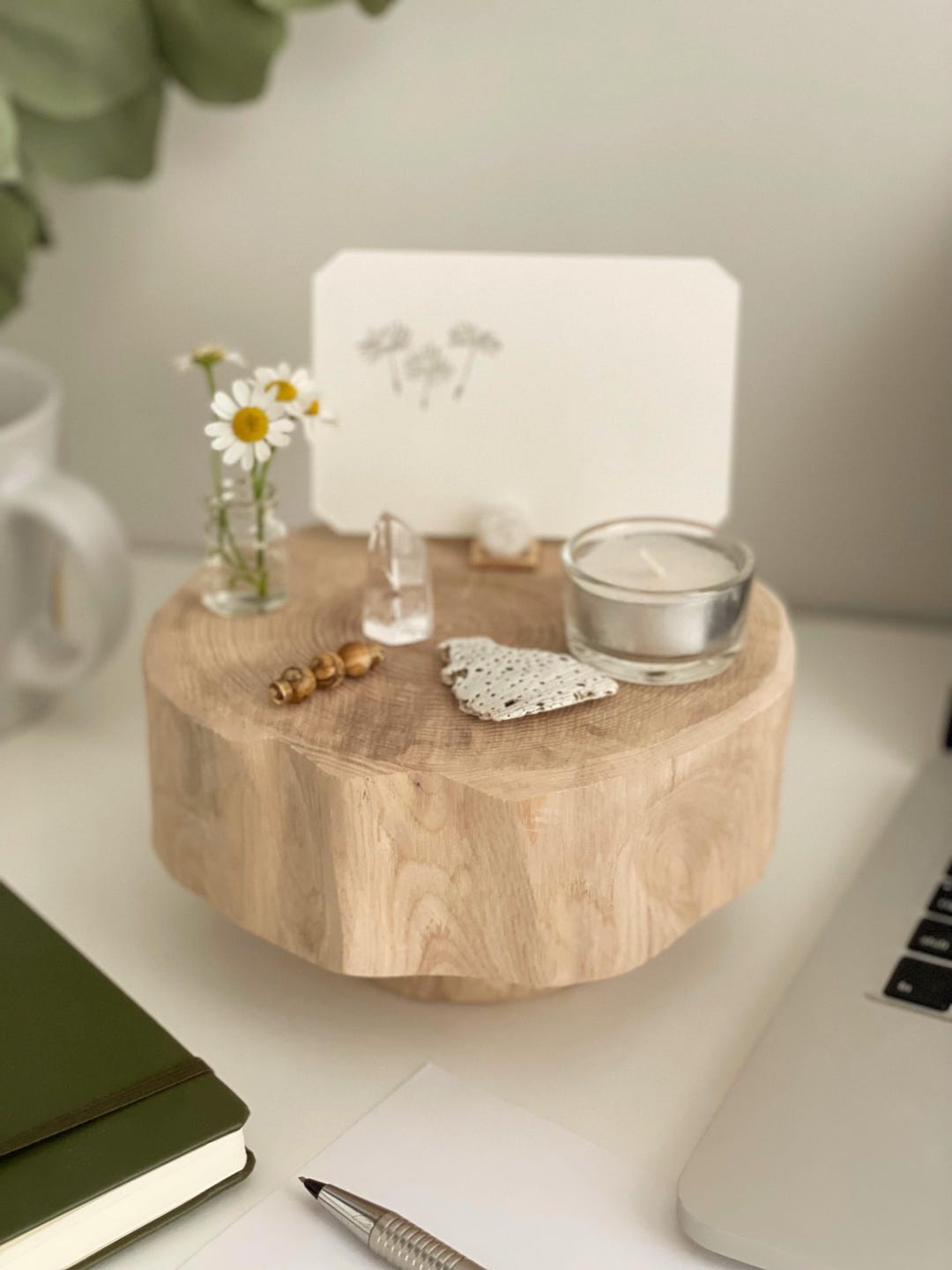 Small Nature Altar Table, Handmade Wooden Altar, Desk Shrine Table ...