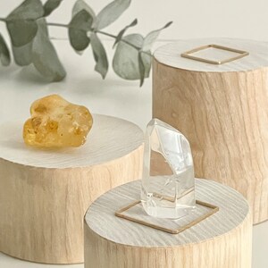 Wood Crystal Display Stand, Risers and Stands for Display, Mineral ...