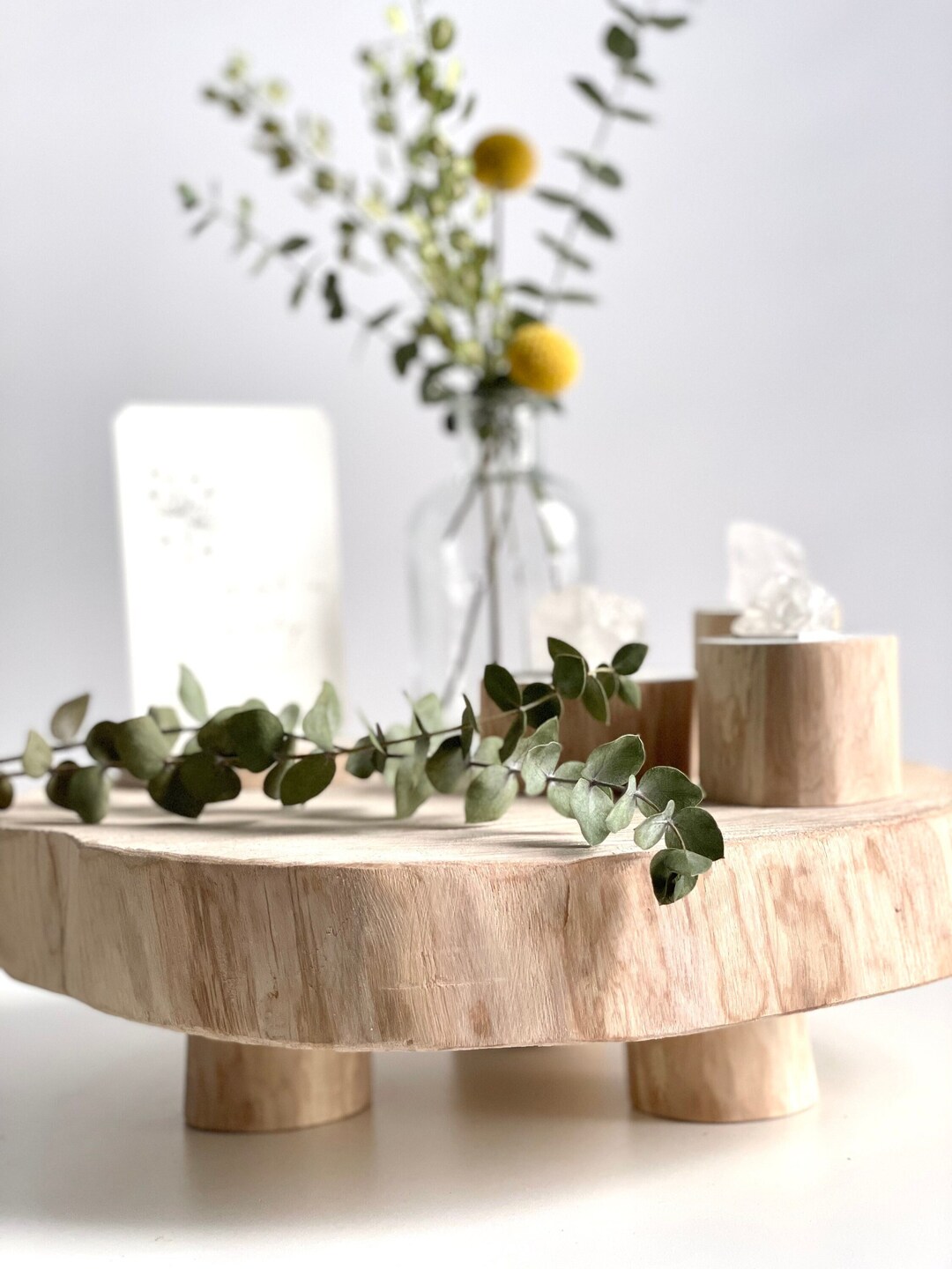 Nature Altar, Handmade Wooden Sacred Space Display Table, Spiritual ...