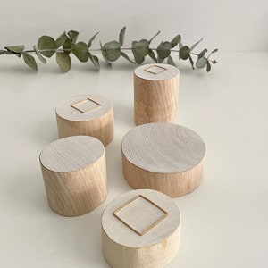 Wood Crystal Display Stand, Risers and Stands for Display, Mineral ...