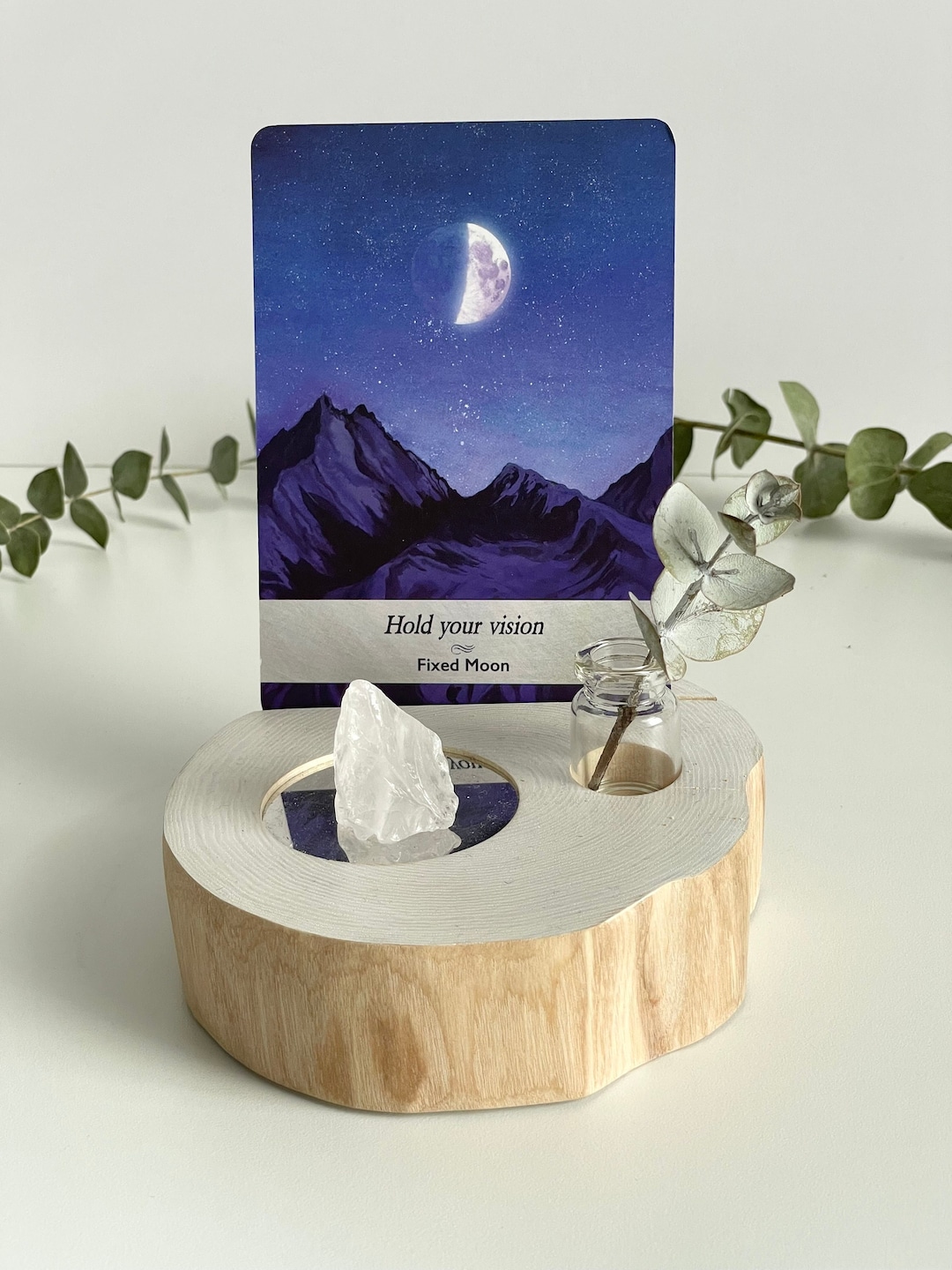 Tarot Card Holder Stand, Oracle Card Stand, Crystal Card Holder, Small ...