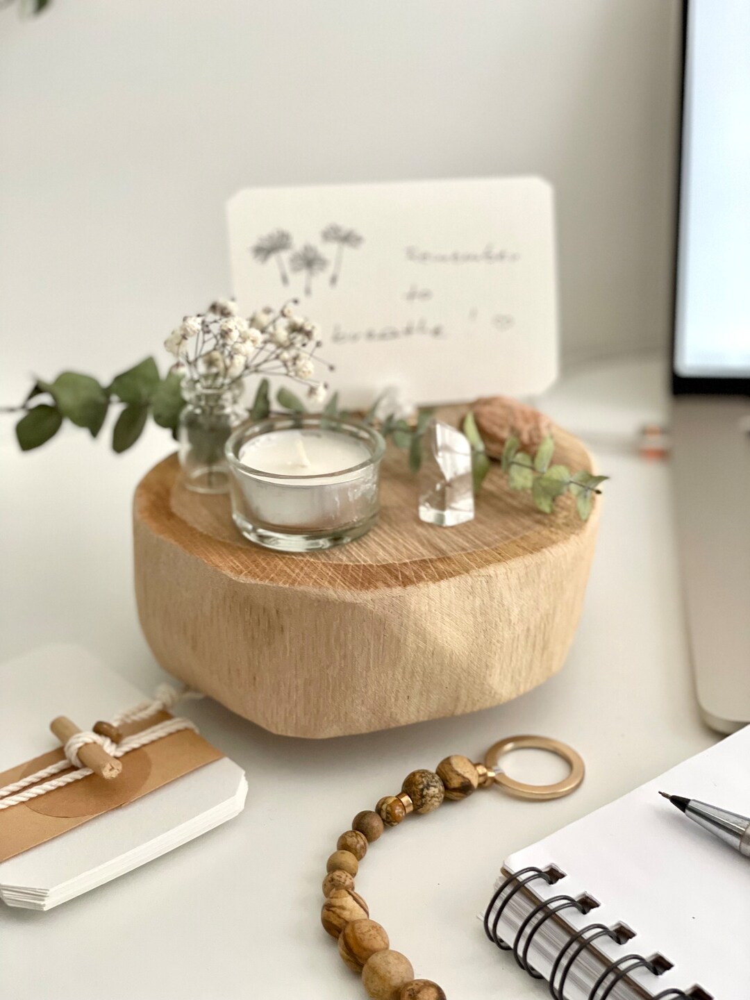 Small Nature Altar Table, Handmade Wooden Altar, Desk Shrine Table ...