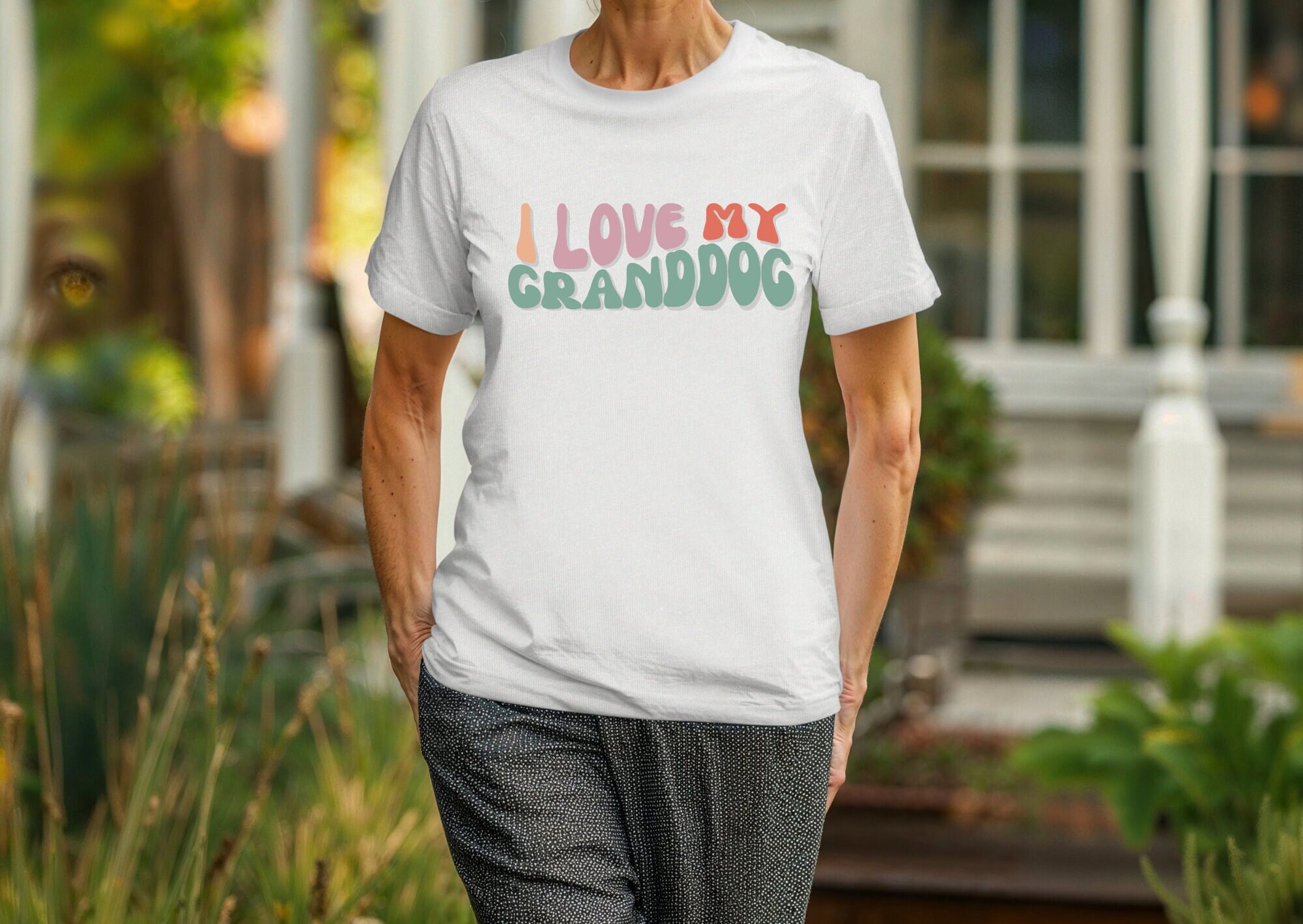 I Love My Granddog Unisex T-shirt, Cute Gift for Mother's Day, Birthday, Grandparents, or for ...