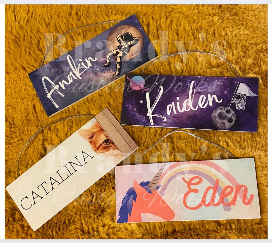 Custom 7”x3” Glossy Sublimated Name Plate - Etsy