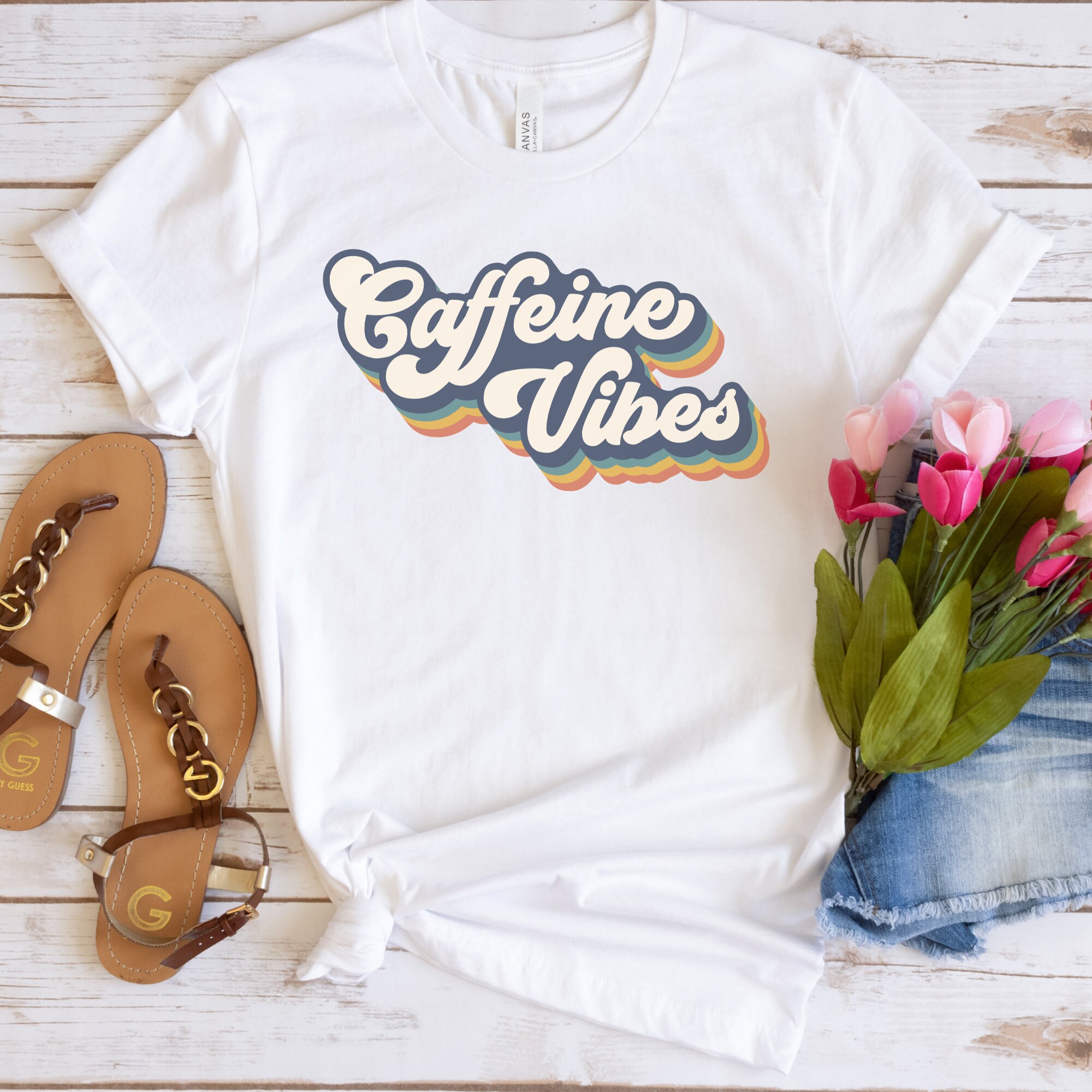 Retro Coffee Shirt, Coffee Tee, Brunch Shirt, Coffee Shirt, Mom Shirt ...