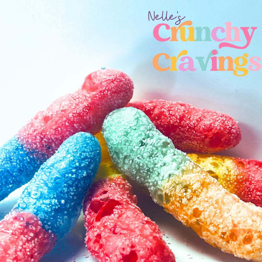 Freeze Dried Crunchy Worms (sour) - Etsy