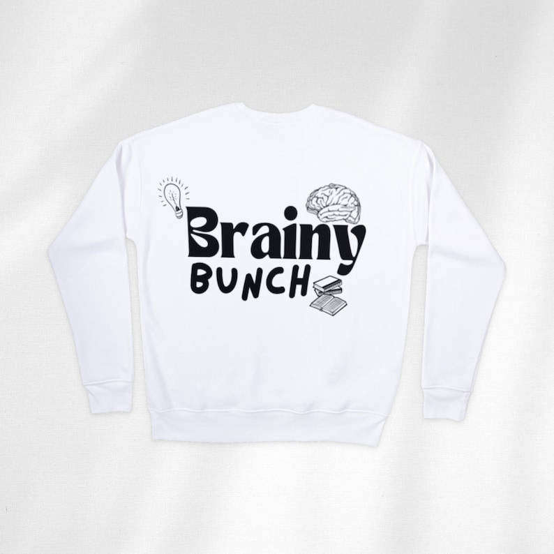 Brainy Bunch Logo, Smart Club Logo, Logo for Brain, Brainy Club, Diy ...