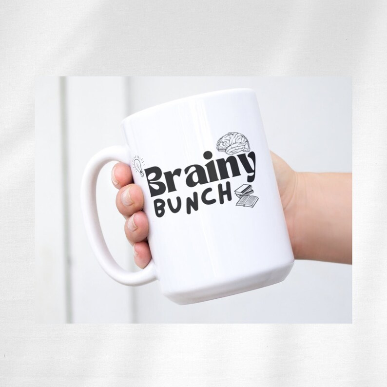 Brainy Bunch Logo, Smart Club Logo, Logo for Brain, Brainy Club, Diy ...