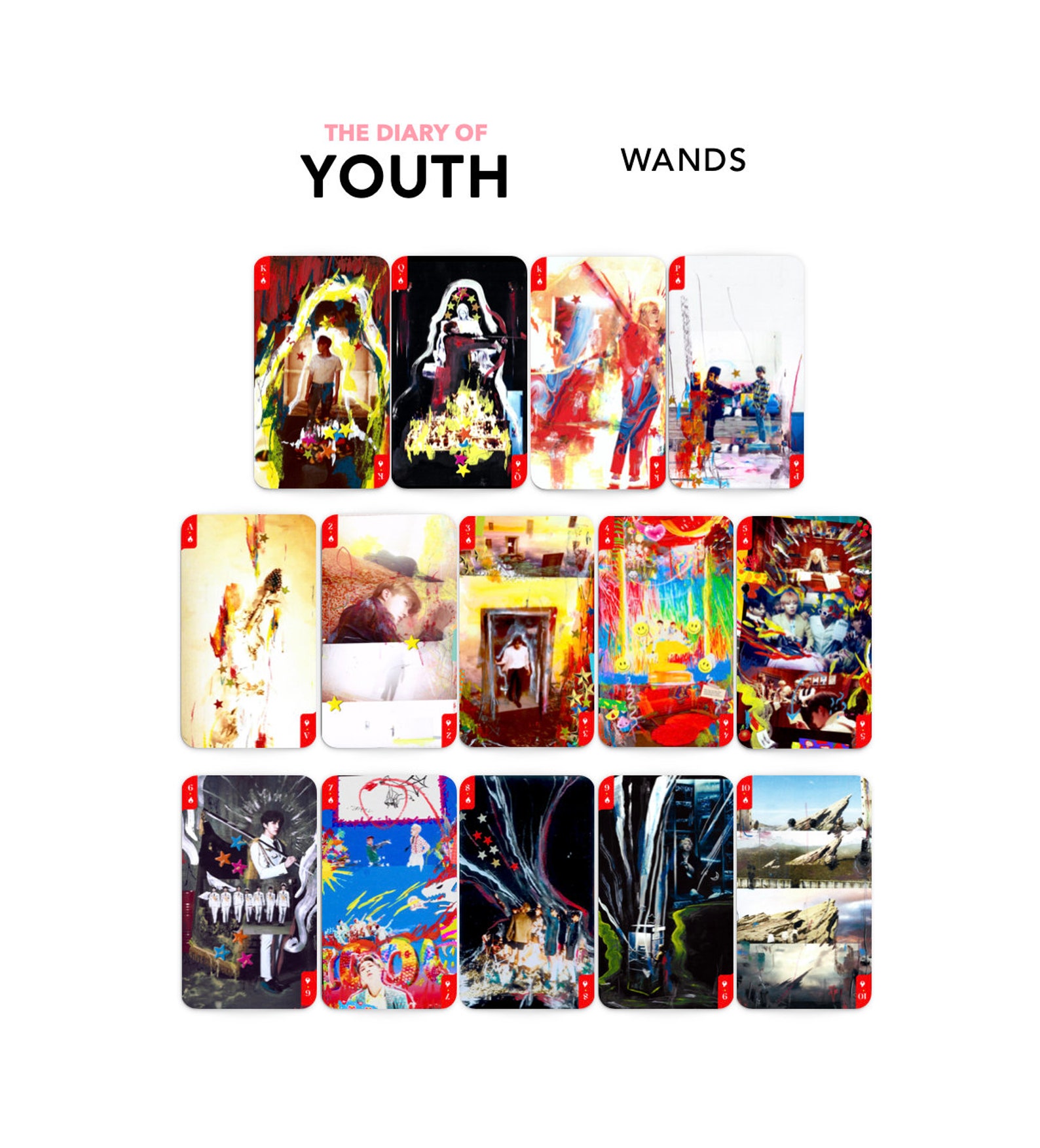 Diary of Youth BTS Tarot Deck ver 2 - Etsy