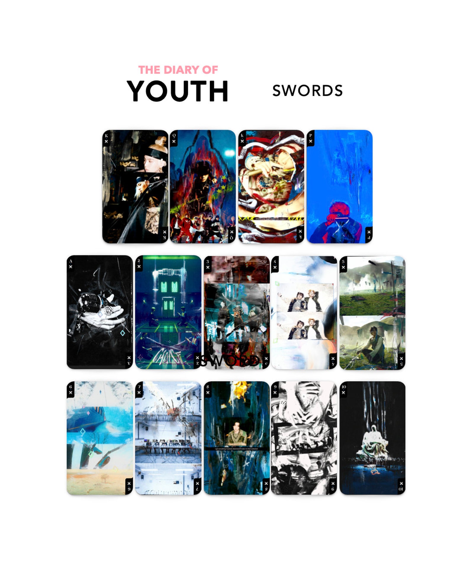 Diary of Youth BTS Tarot Deck ver 2 - Etsy