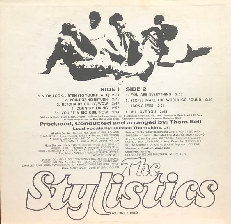 The Stylistics: the Stylistics. Vinyl LP - Etsy