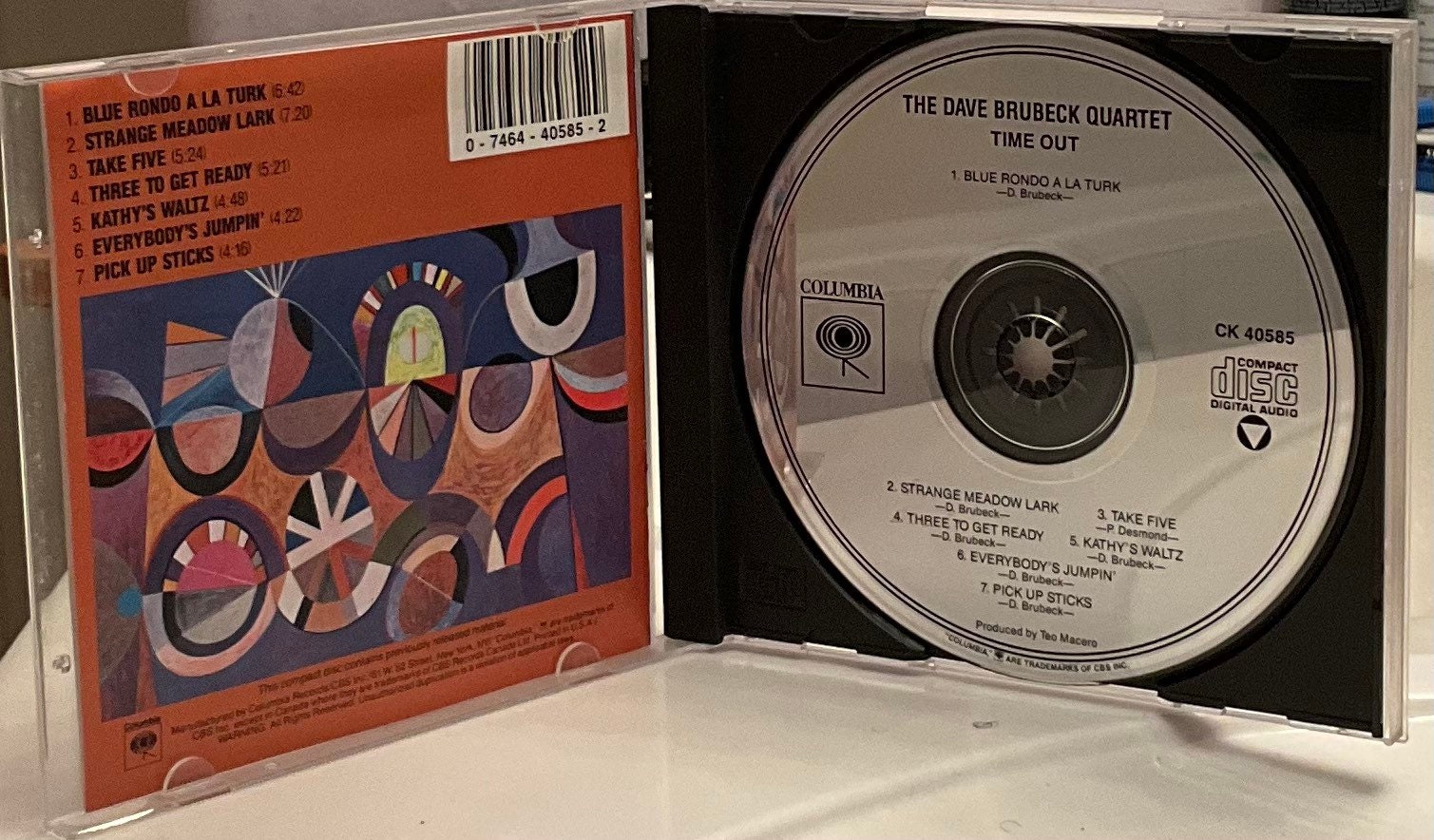 The Dave Brubeck Quartet: Time Out. CD - Etsy