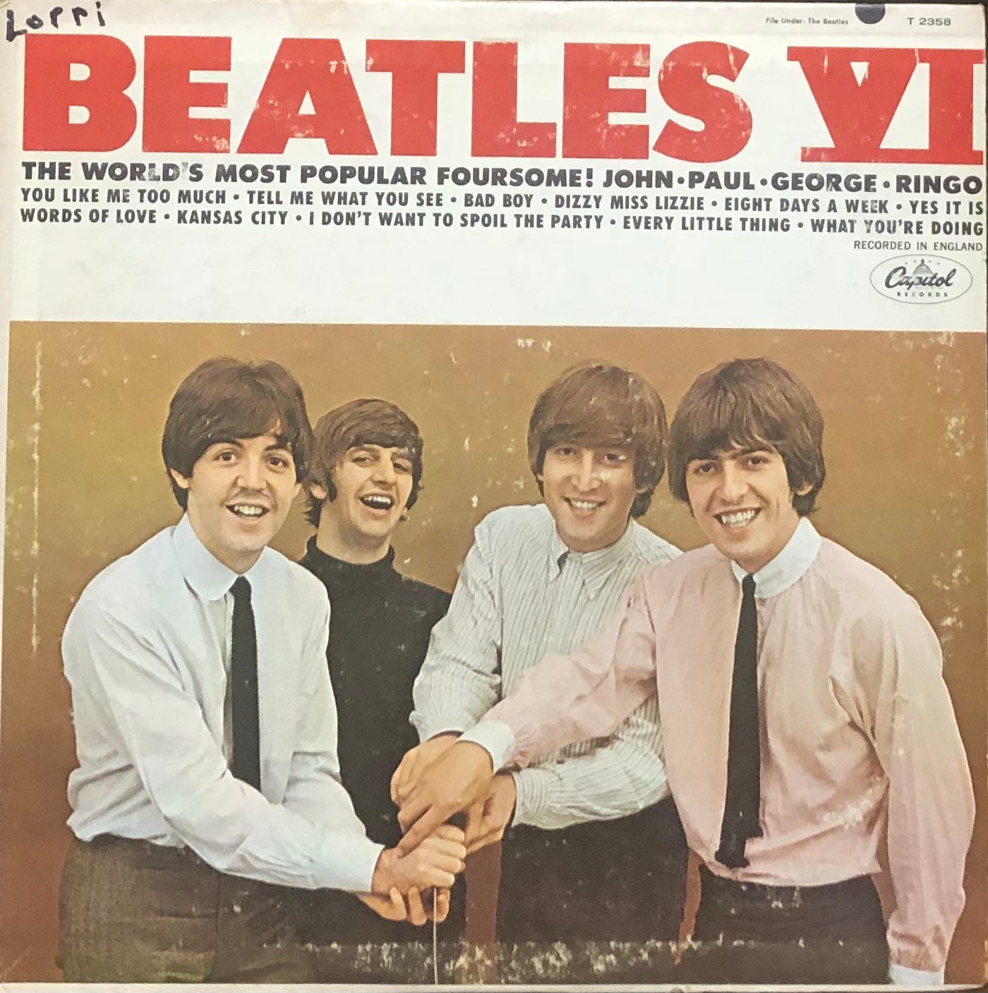 The Beatles: Beatles VI. Vinyl LP - Etsy