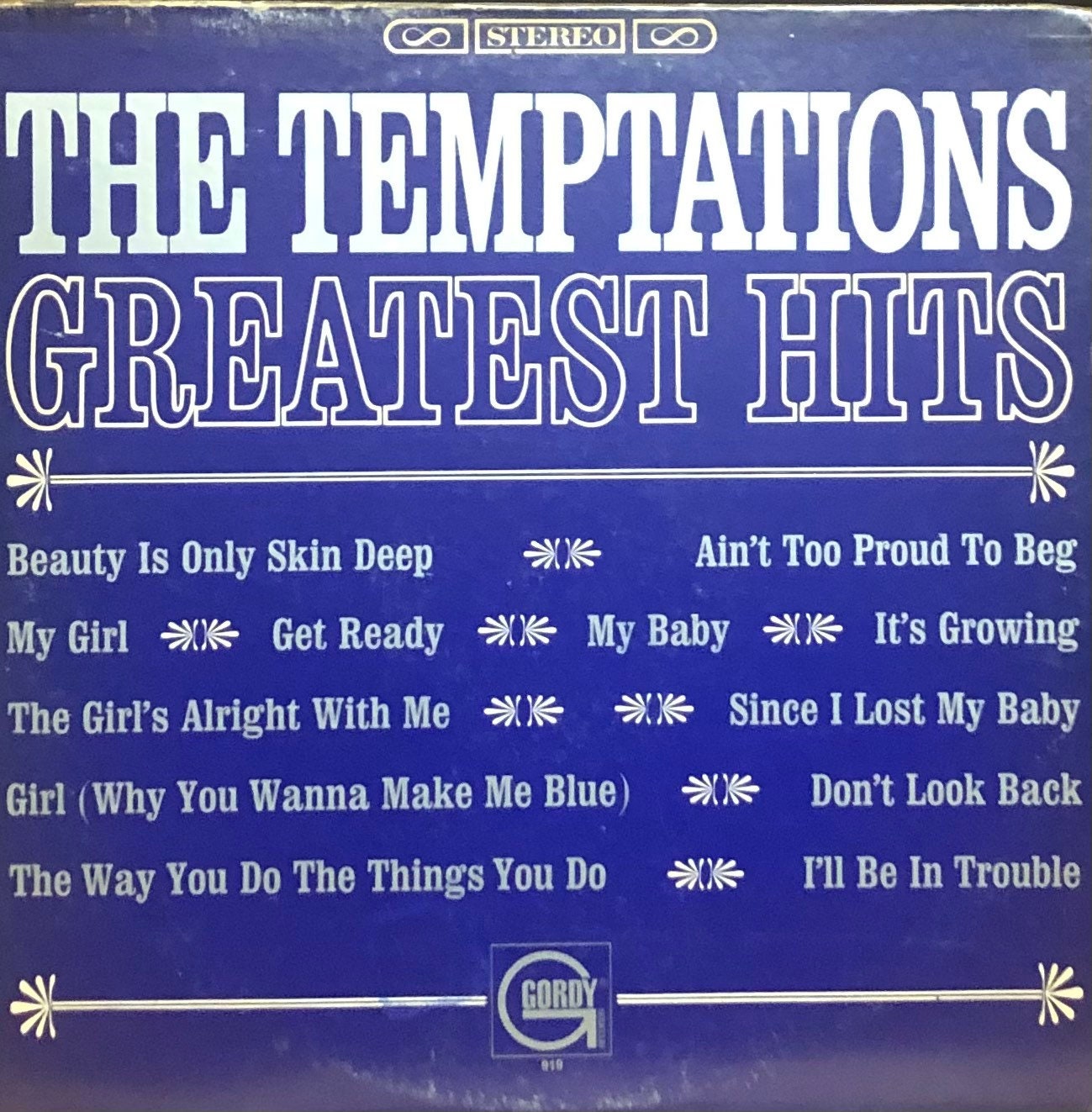 The Temptations: the Temptations Greatest Hits. Vinyl LP - Etsy