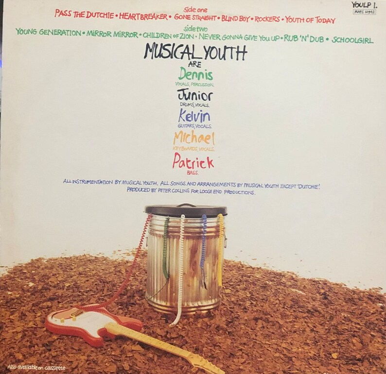 Musical Youth: the Youth of Today. Vinyl LP - Etsy