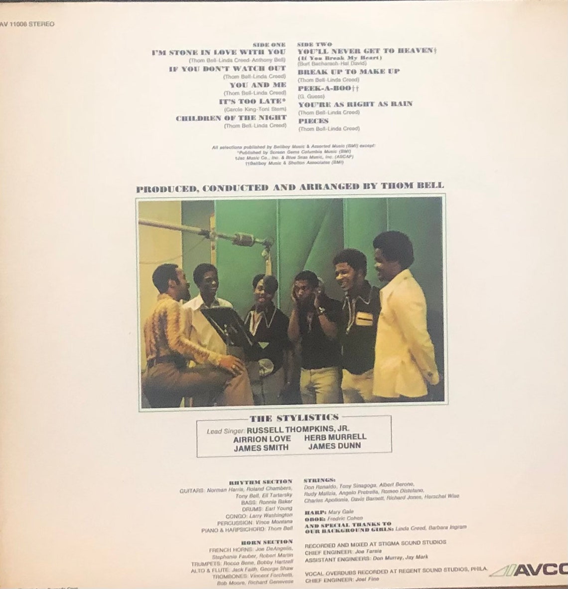 The Stylistics: Round 2. Vinyl LP - Etsy