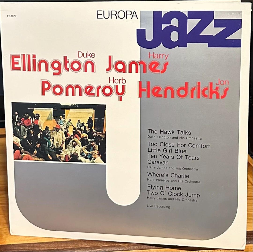 Duke Ellington,harry James, Herb Pomery, Jon Hendricks: Europa Jazz ...