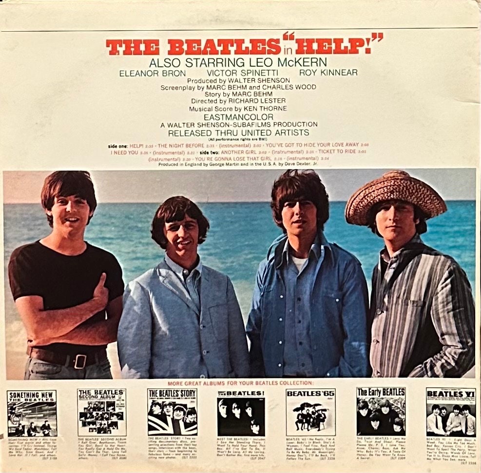 The Beatles: Help original Motion Picture Soundtrack. Vinyl LP - Etsy