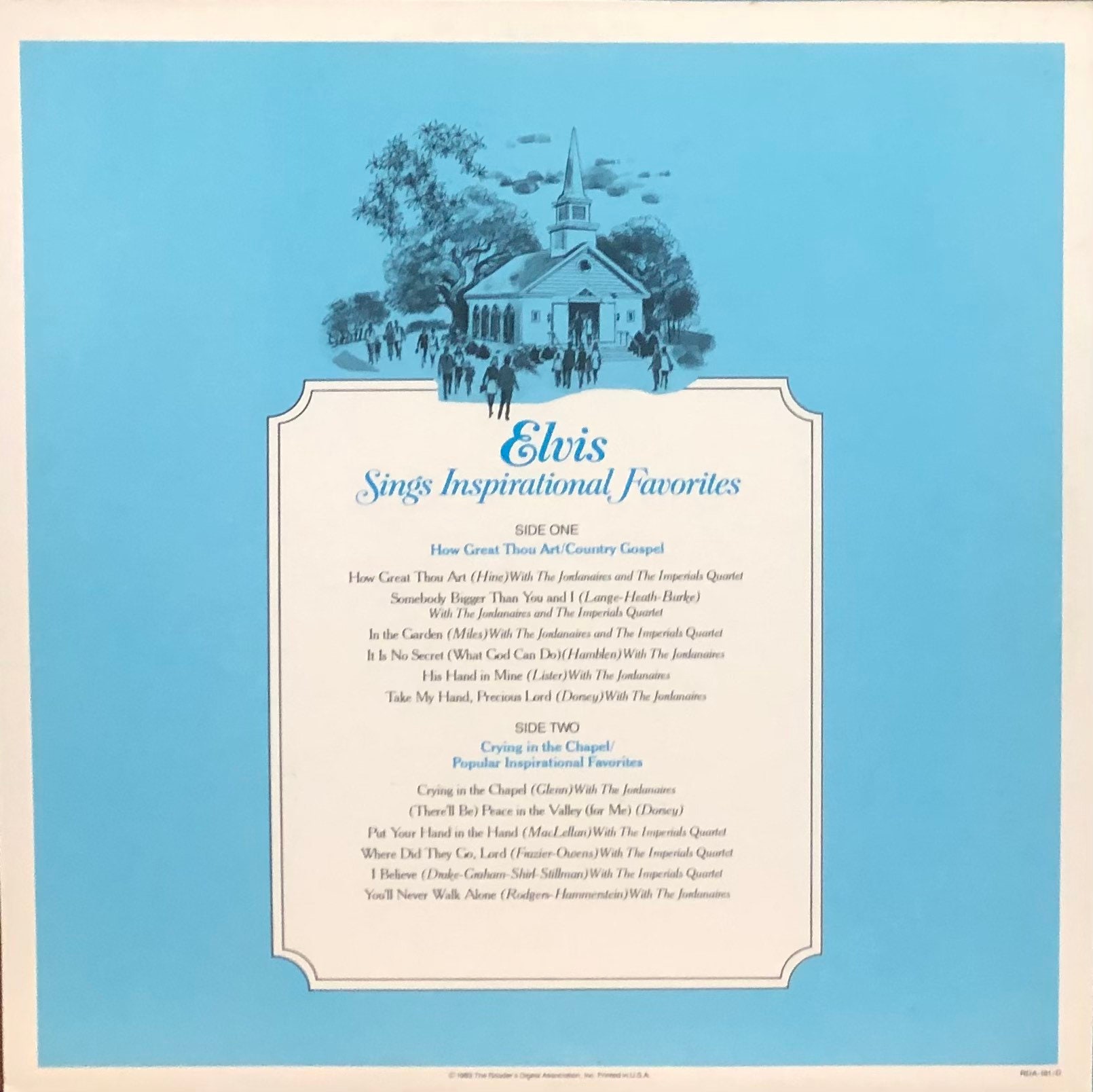 Elvis Presley: Elvis Sings Inspirational Favorites. Vinyl LP - Etsy
