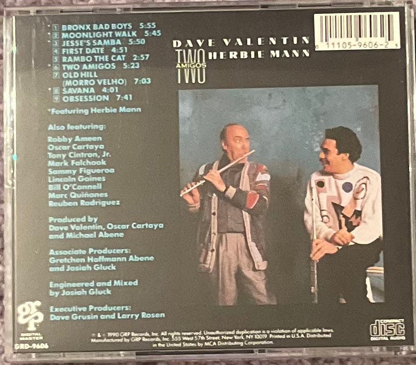Dave Valentin With Herbie Mann: Two Amigos. CD - Etsy