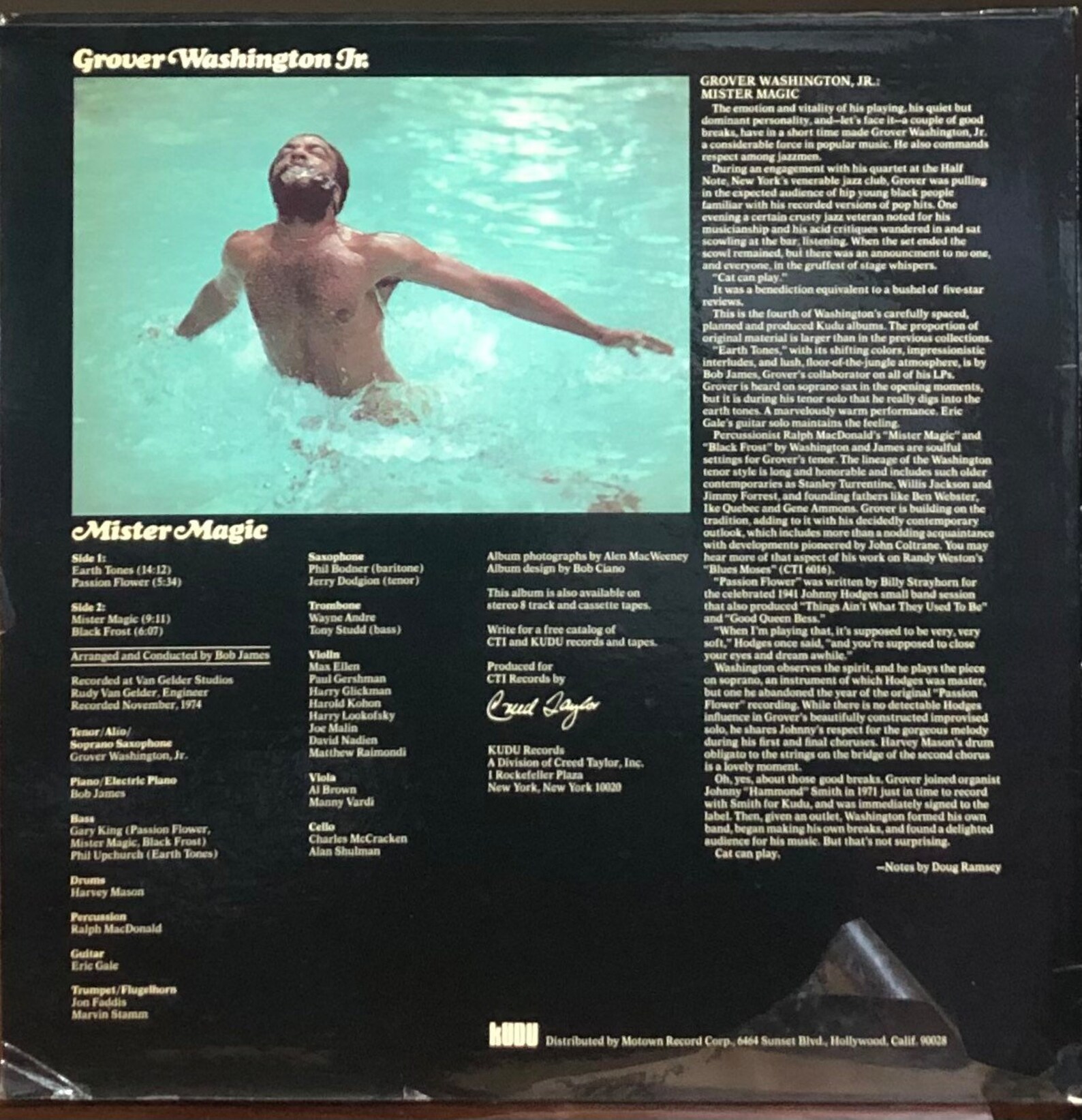 Grover Washington Jr: Mr Magic. Vinyl LP - Etsy