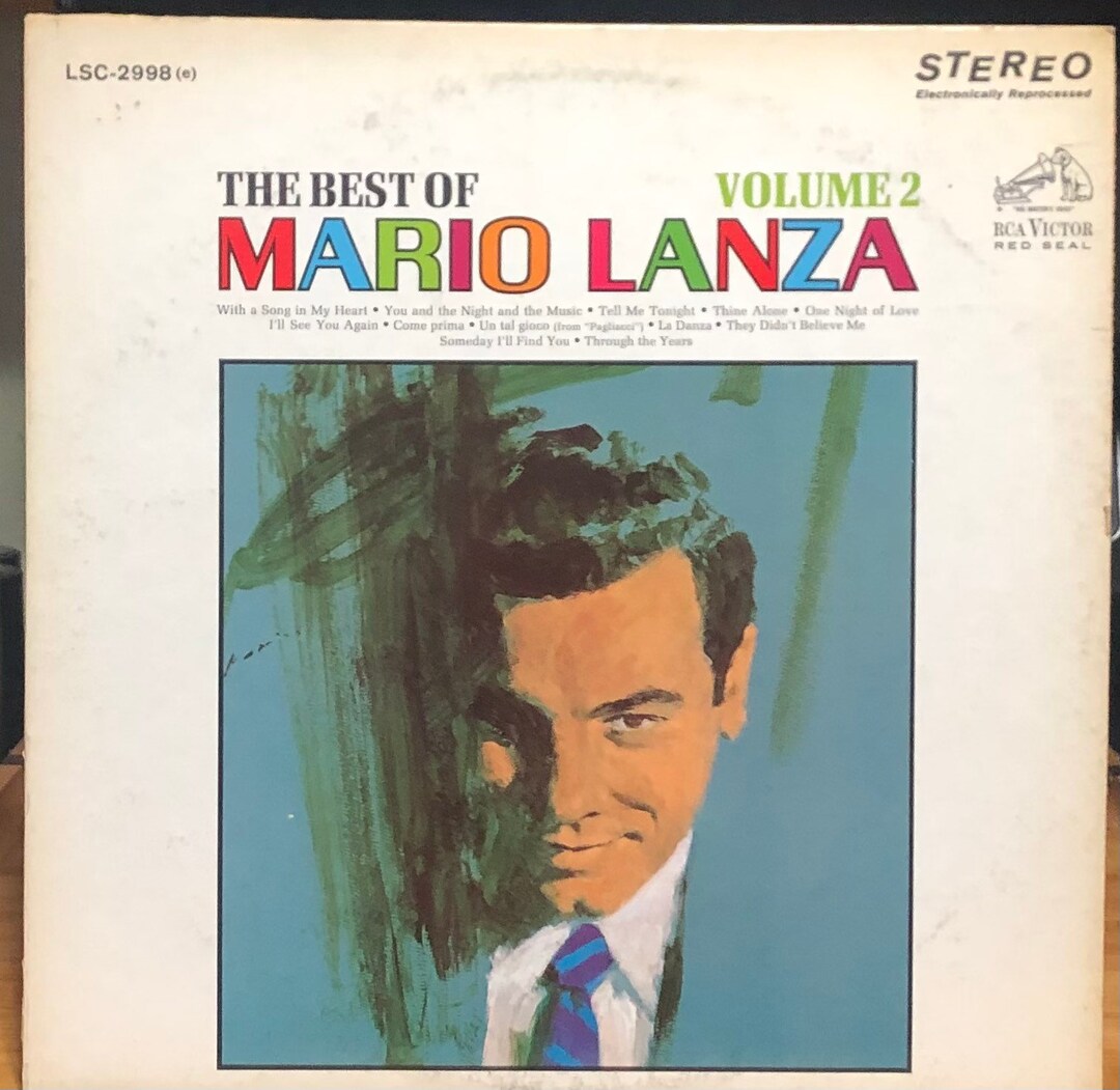Mario Lanza: the Best of Mario Lanza. Vinyl LP - Etsy