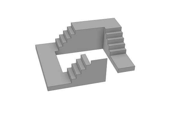 Impossible Stairs Illusion