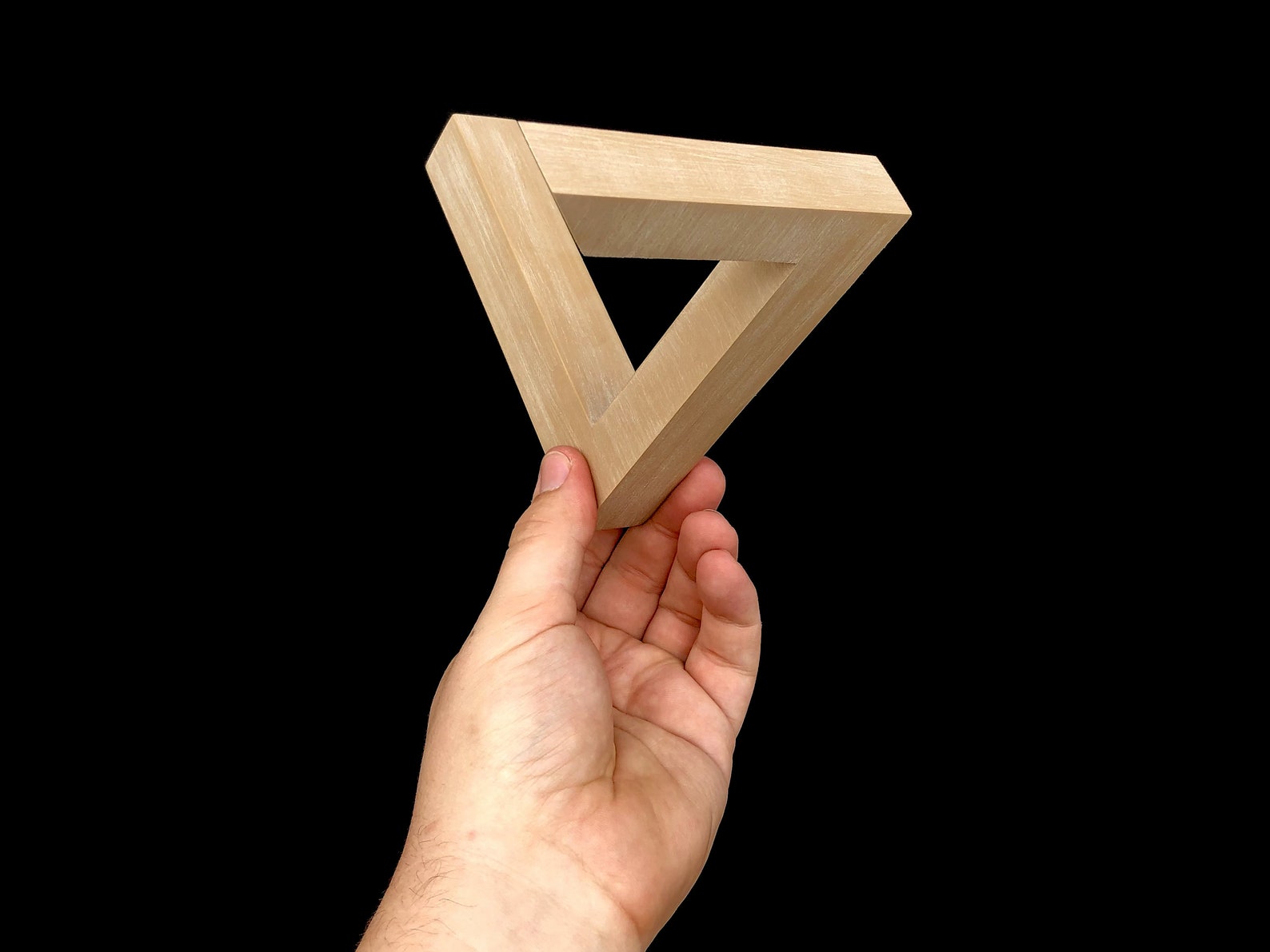 Penrose Triangle 3D Print STL File Impossible Optical Illusion - Etsy